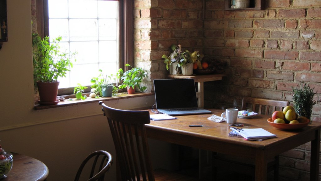 20 Cozy Kitchen Office Space Ideas For A Calm And Productive Day