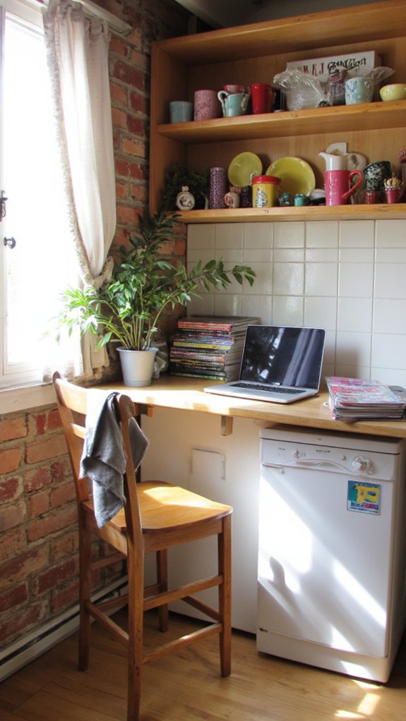 21 Practical Small Office Area In Kitchen Ideas For Tight Spaces