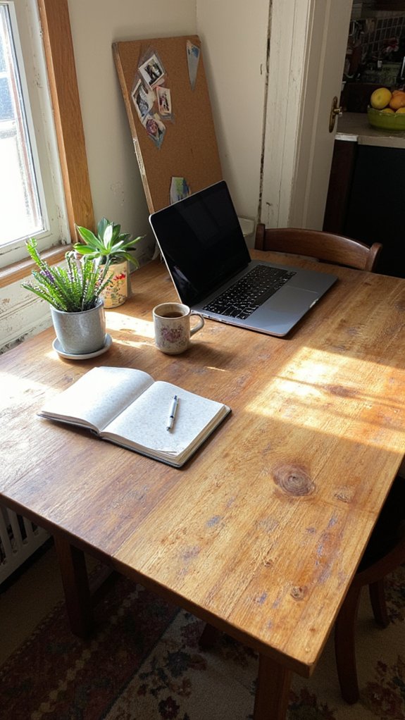 22 Useful Kitchen Table Desk Ideas For Multi Purpose Living